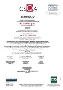 Certificazioni - Brazzale S.p.A.